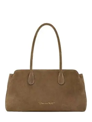 Oscar De La Renta Aster Shoulder Bag - Brown