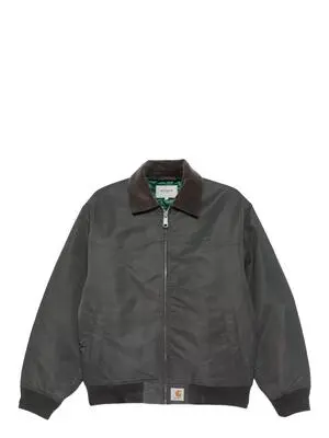 Carhartt Work In Progress Santa Fe Alumni Bomber Jacket Grey