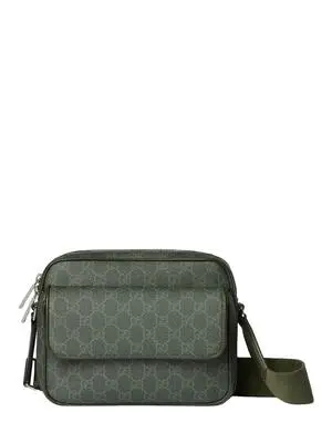 Gucci Gg Monogram Small Crossbody Bag - Green