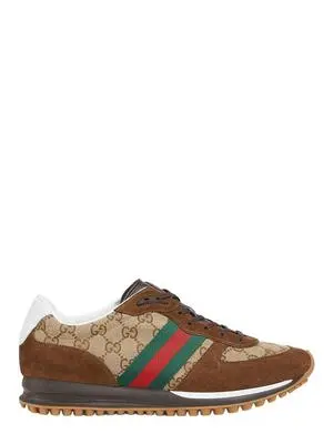 Gucci Gg Canvas Re-motion Sneaker - Brown