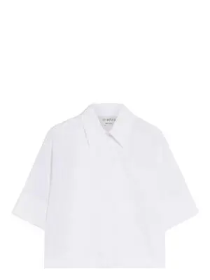 Max Mara Boxy Cotton Shirt - Optical White