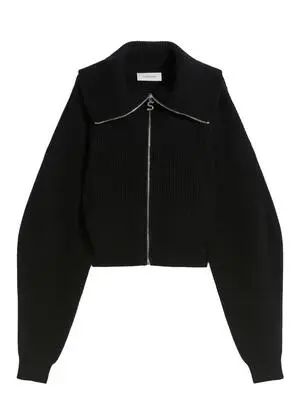 Max Mara Cashmere-blend Cardigan - Black
