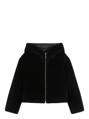 Max Mara Reversible Alpaca And Wool Padded Jacket - Black