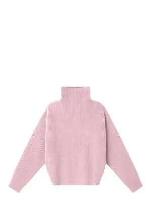 Isabel Marant Brooke Ribbed Cashmere And Merino Wool Sweater - Pink