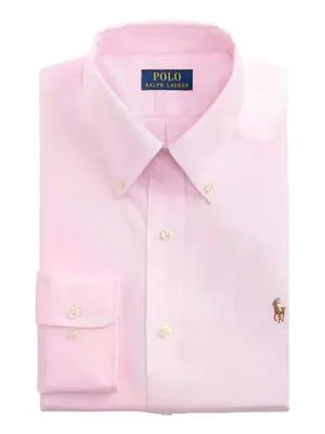 Polo Ralph Lauren Embroidered Long-sleeve Shirt - Pink