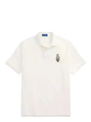 Polo Ralph Lauren Polo Bear-embroidered Polo Shirt - White