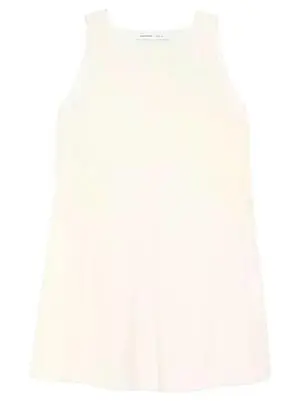 Carven Sleeveless A-line Dress - Neutrals