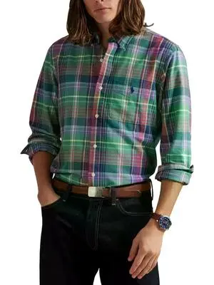 Polo Ralph Lauren Plaid-pattern Shirt - Green