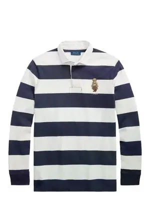 Polo Ralph Lauren Striped Long-sleeve Polo Shirt - Blue