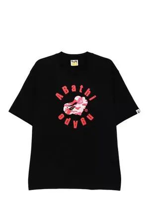 A BATHING APE Graphic-printed T-shirt - Black