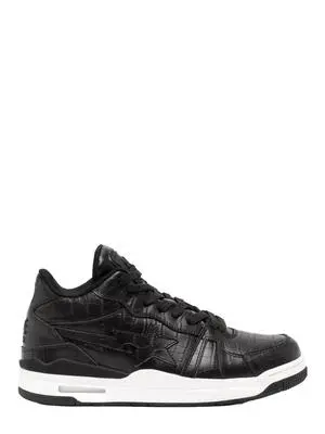 A BATHING APE Star-embellished Trainers - Black