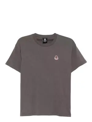 FINGERCROXX Embroidered Logo T-shirt - Grey