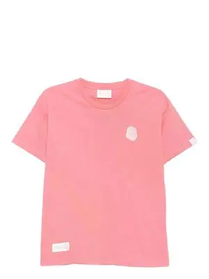 FINGERCROXX Logo-embroidered T-shirt - Pink