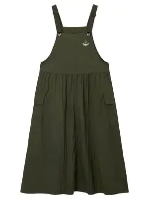 FINGERCROXX Pocket Sleeveless Midi Dress - Green