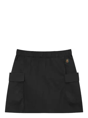 FINGERCROXX Pocket-detail Mini Straight Skirt - Black
