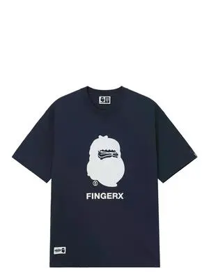 FINGERCROXX Graphic-print T-shirt - Blue
