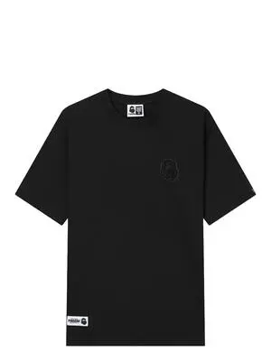 FINGERCROXX Embroidered-logo T-shirt - Black