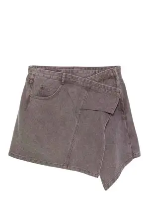 JNBY Cotton Denim Skirt - Grey