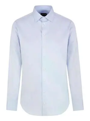 Giorgio Armani Cotton Shirt - Blue