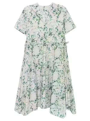 JNBY Graphic-Printed Short-Sleeve Dress