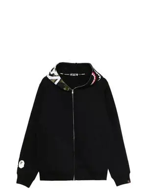 MASTERMIND WORLD X Bape Panel Hoodie - Black