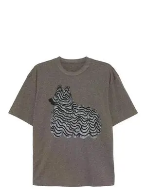JNBY Graphic-print T-shirt - Grey