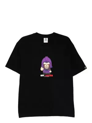 AAPE BY *A BATHING APE Graphic-print T-shirt - Black