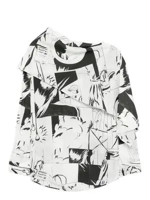 JNBY Graphic-print Top - White