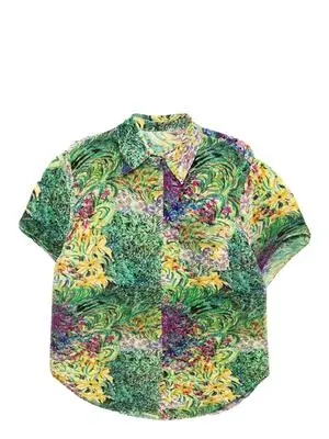 JNBY Floral-Patterned Short-Sleeve Shirt