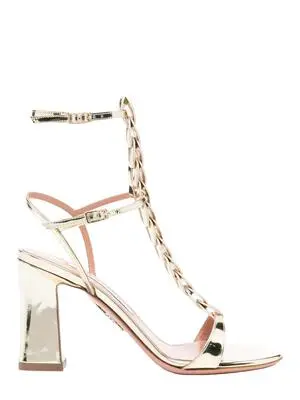 AQUAZZURA 85mm Destiny Sandals - Yellow