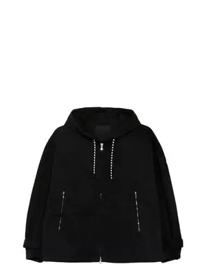 JNBY Cotton Zip-up Hoodie - Black