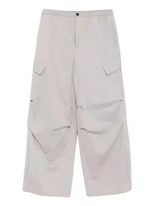 CROQUIS Drawstring Cargo Trousers - Grey