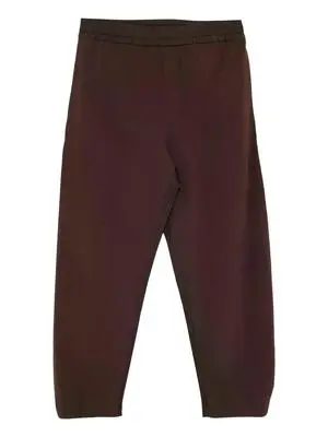 CROQUIS Ribbed Knit Trousers - Brown