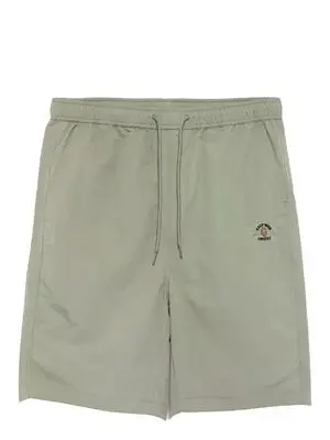 FINGERCROXX Logo Patched Shorts - Green