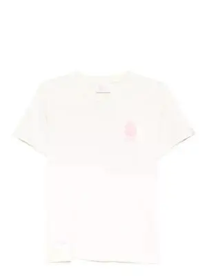 FINGERCROXX Logo Print T-shirt - Neutrals