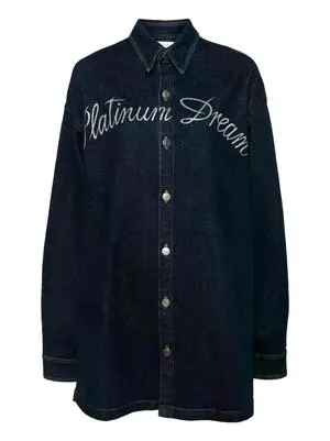 Stella McCartney X Sorayama Platinum Dream Denim Shirt - Blue
