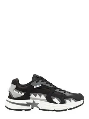 A BATHING APE Star-embellished Trainers - Black