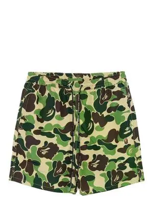 A BATHING APE Graphic-print Shorts - Green