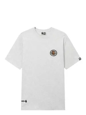 FINGERCROXX Embroidered-logo T-shirt - Grey