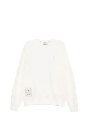 A BATHING APE Logo-embroidered Sweatshirt - Neutrals