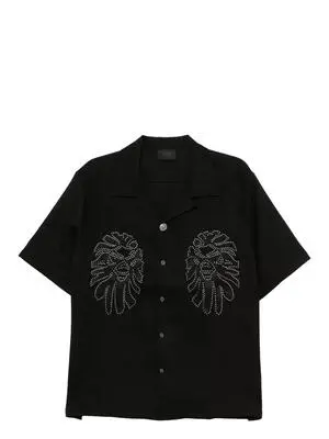 A BATHING APE Stud-embellished Shirt - Black