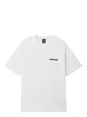 FINGERCROXX Logo-print T-shirt - White