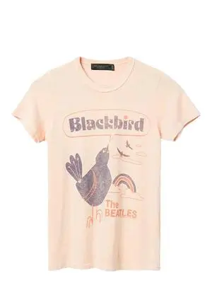 Junk Food Clothing The Beatles Blackbird Original Tee - Spanish Villa