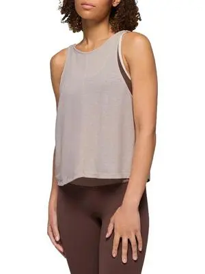 Prana Tank Top With Open Back Almond