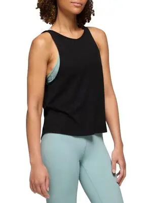 Prana Tank Top With Open Back Black