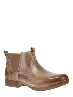 Dansko Michele Chelsea Boot Tan Waxy Brush Off