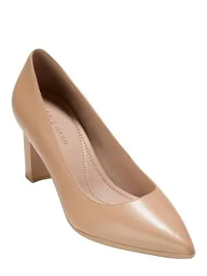 Cole Haan Pointed Toe Pump - Tuscan Sand Leather