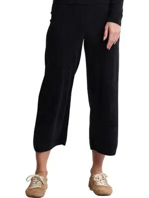Barefoot Dreams Cozychic Ultra Lite Crop Pajama Pants - Black