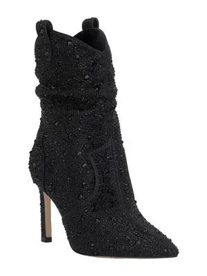 Jessica Simpson Evgena 2 Crystal-embellished Bootie - Black