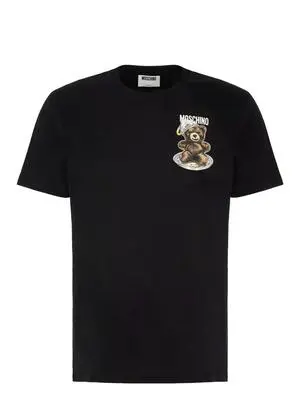 Moschino Bear-print T-shirt - Black